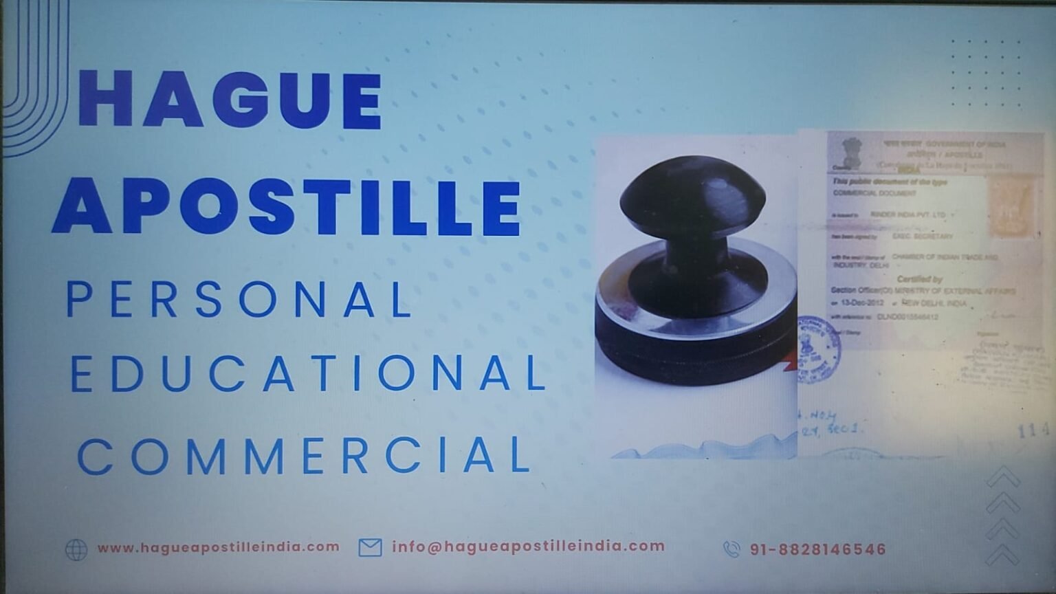 FAQ - Hague Apostille India